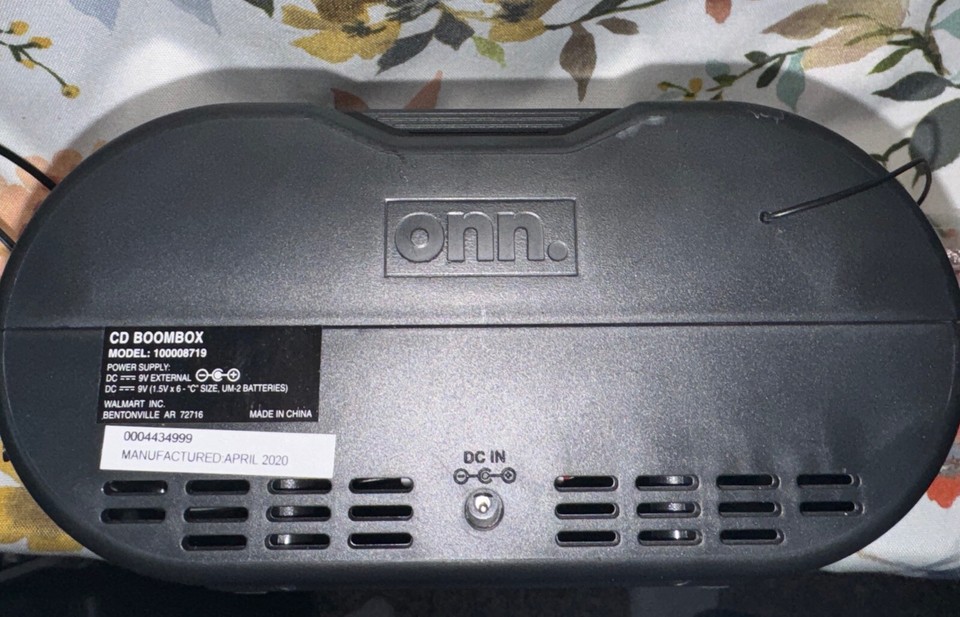 Groove Onn Boombox CD Player 100008719 Tested Working - Good Sound ...