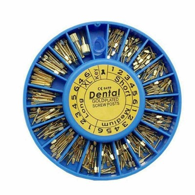 Dental Conical Screw Posts gold plated Metal Screw Post | 240 Posts ...