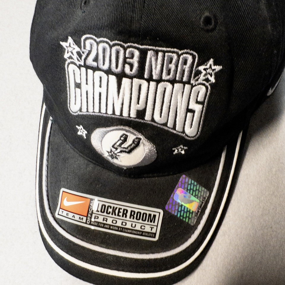Vintage 2003 Nike Locker Room San Antonio Spurs Championship Hat NWT | eBay