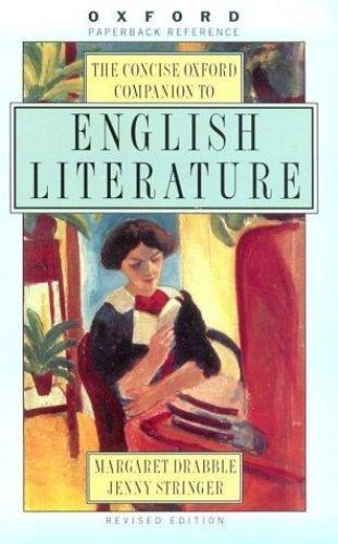Concise Oxford Companion to English Literature by Jenny Stringer (1996 ...
