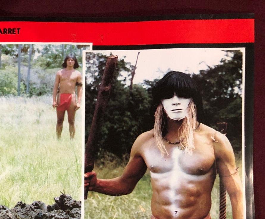 White Slave Violence In The Amazon Movie Poster Italian 1985 Elvire