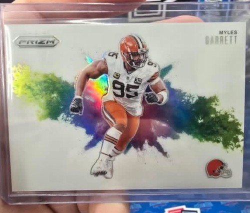Miles Garrett 2024 Prizm football Color blast | eBay