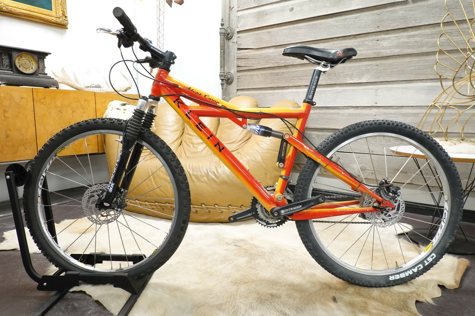 KLEIN ADEPT COMP Full Suspension Disc Sunburst 18" Fox Shock Manitou ...