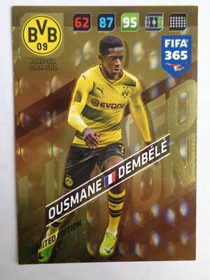 Panini 365 Limited Edition 2018 Ousmane Dembele France Borussia ...