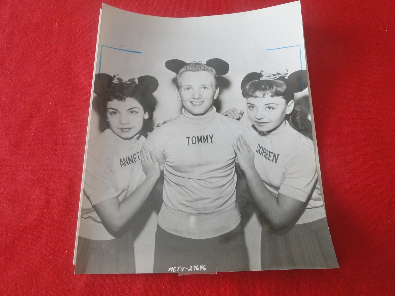 Vintage Original News Photo 1659 Disney Mouseketeers Annette Funicello ...