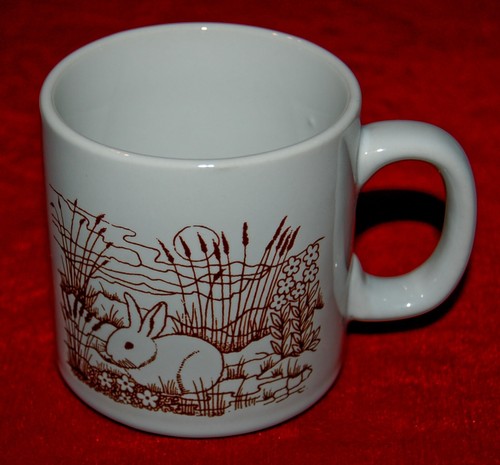 VINTAGE MUG SITTING RABBIT Made In Japan 1980's | eBay