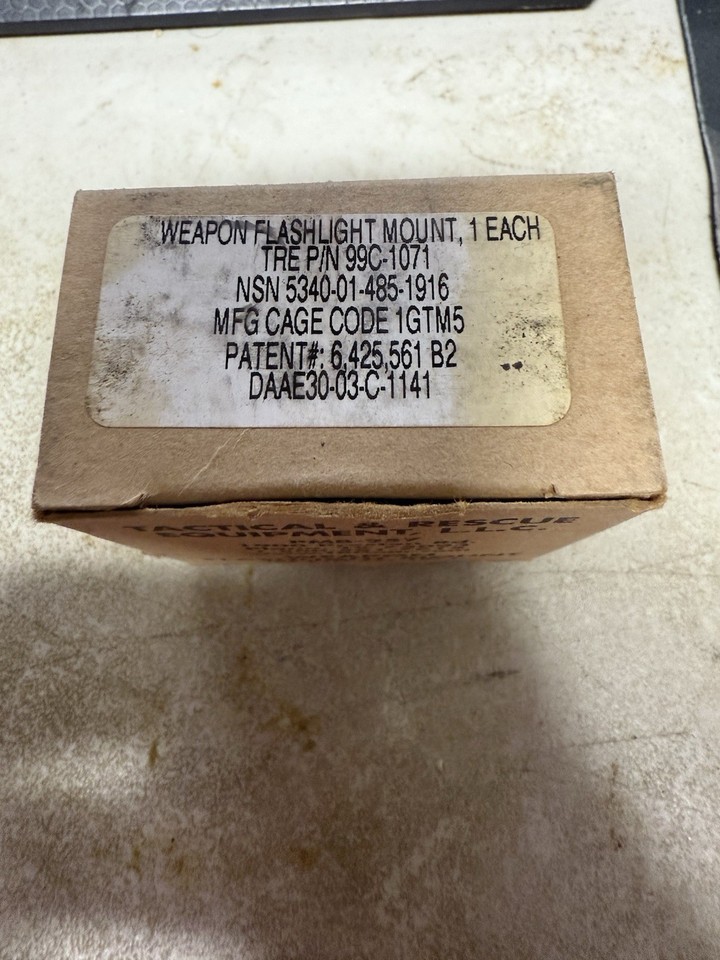 USGI Weapon Flashlight Mount NSN 5340-01-485-1916 New | eBay
