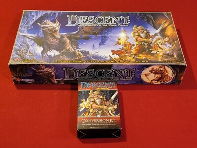 DESCENT JOURNEYS IN THE DARK 1ST EDITION W/ CONVERSION KIT 💯% COMPLETE | eBay