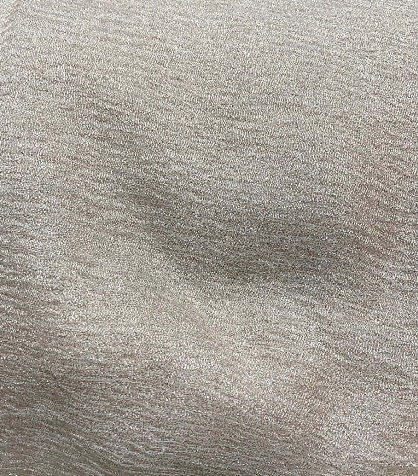 Silk poly metallic Crinkled Organza Fabric, 30” wide, sold by the yard ...