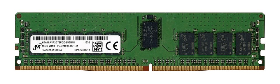 SERVER RAM MODUL MICRON MTA18ASF2G72PDZ-2G3B1II 16GB DDR4 REG ECC ...