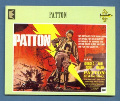1994 PMC Movie Poster Card #117 PATTON George C. SCOTT Karl MALDEN ...