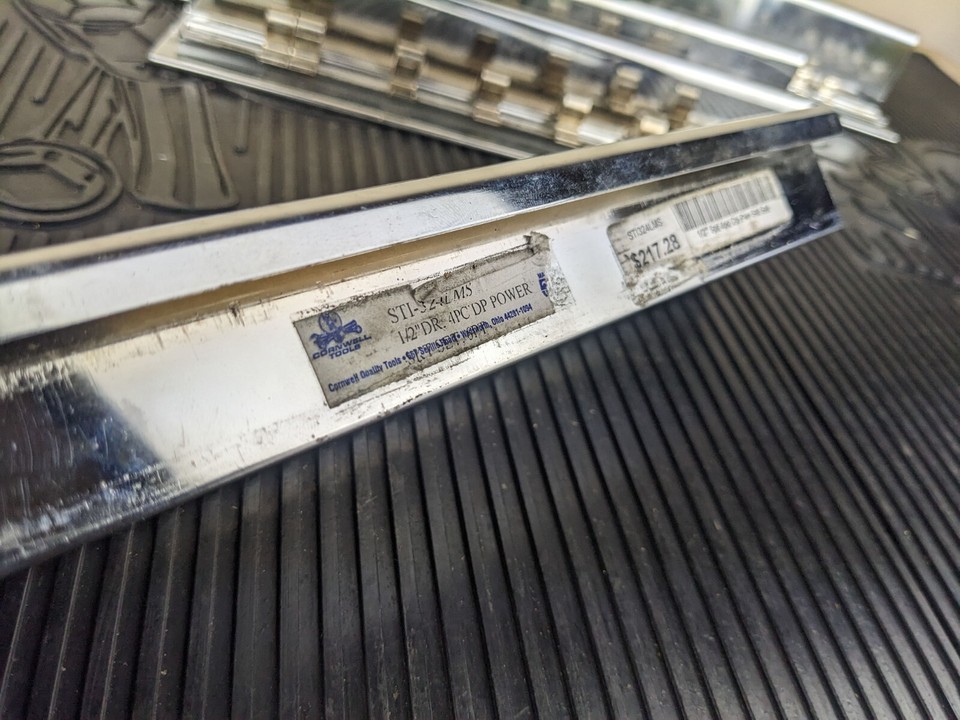 #bb716 Cornwell Tools Stainless Steel Socket Tray Caddy Rail SOLD ...