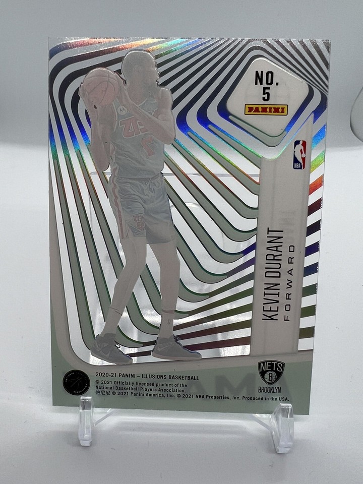 Kevin Durant 2020-21 Panini Illusions Amazing Green Acetate Insert | eBay