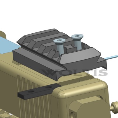 Red Dot Sight Mount Plate Picatinny Rail Mount for Glock 17 19 22 23 26 ...