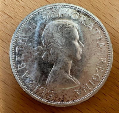 1958 Elizabeth II One Dollar 1D Silver CANADA COIN #N | eBay