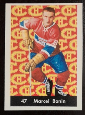 2002 - 2003 Parkhurst ITG Marcel Bonin Reprint Insert #269 Hockey Card ...