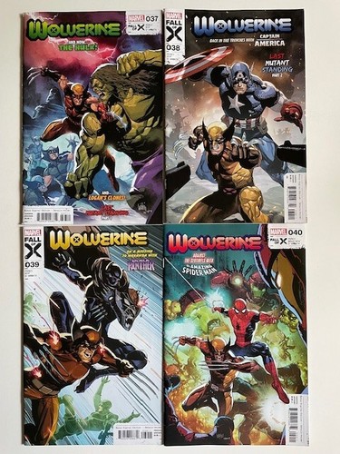 Wolverine Vol 7 #37 38 39 40 Fall of X Tie-In Percy Marvel Comics 2023 ...