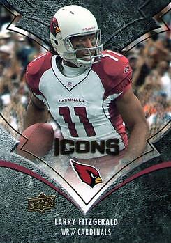 Larry Fitzgerald Upper Deck Icons 2008 #2 Icons | eBay