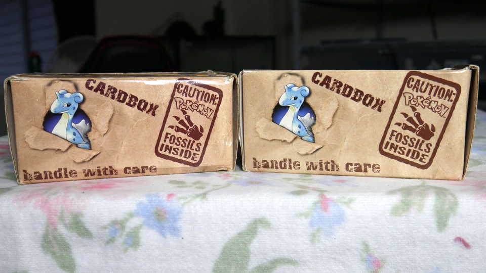 2 Vintage Wotc 1999 Pokemon Fossil Card Boxes - BOX ONLY! | eBay
