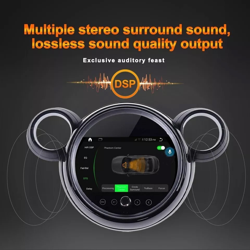 9 inch Touch Screen Car Radio Carplay GPS For BMW Mini 2011-2014 Stereo ...