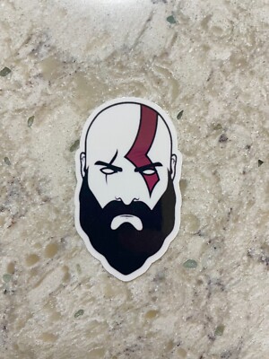God Of War Kratos Sticker l Gloss or Holographic l Waterproof Decal | eBay