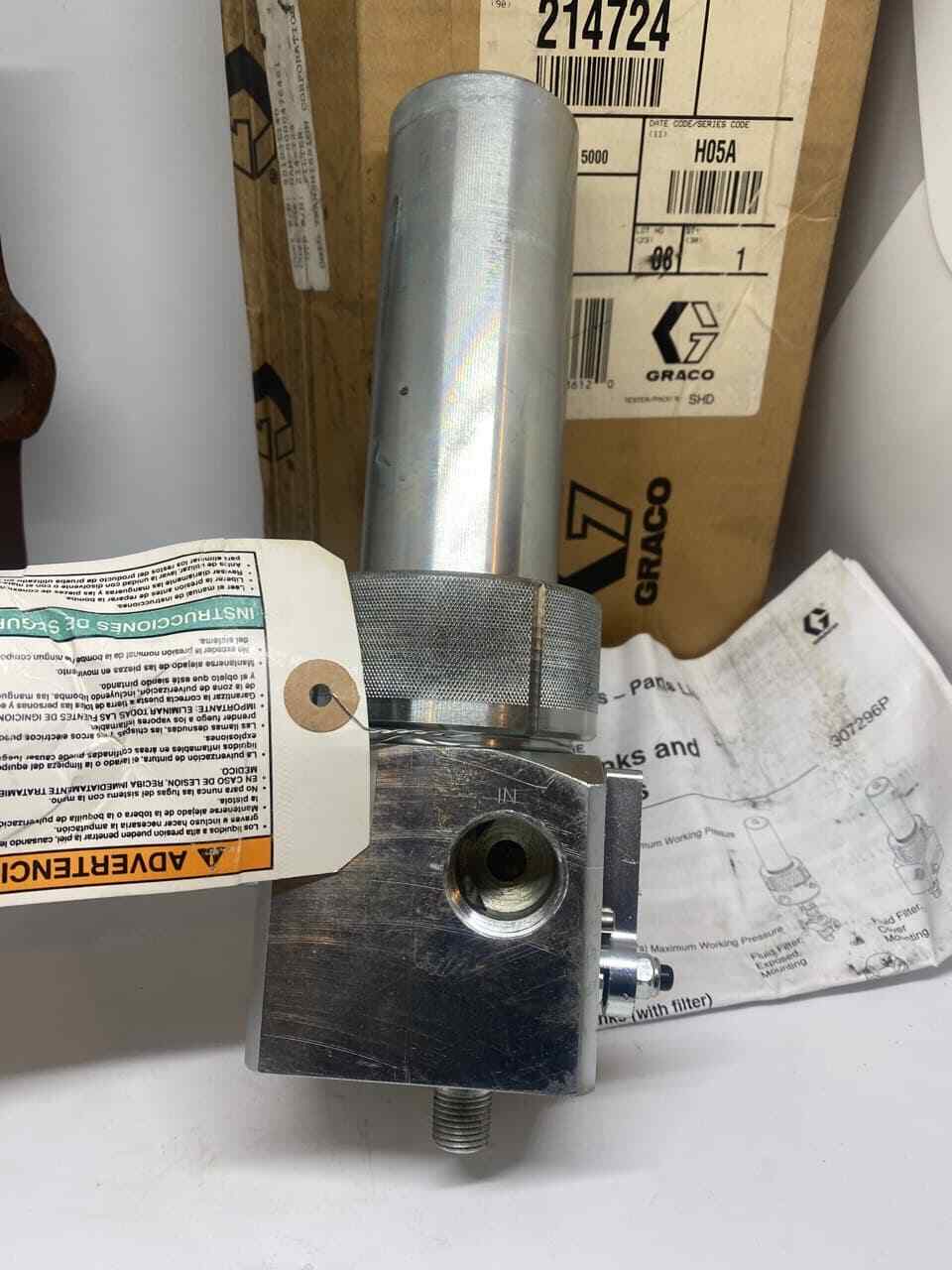 GRACO 214724 Stainless Steel Fluid Outlet Filter 5000 psi (350bar ...