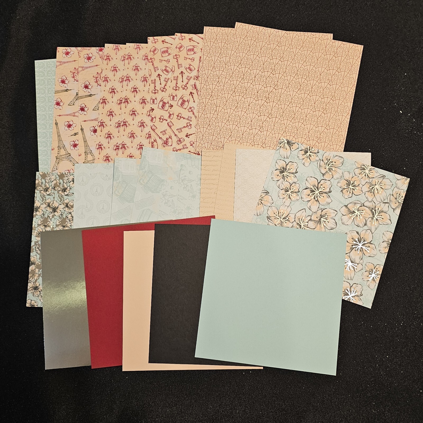 Stampin' Up! PARISIAN BLOSSOMS DSP 6" x 6" - 23 Sheets DSP + 5 Coord ...