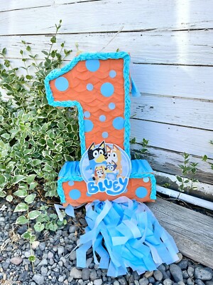 Bluey Number One Piñata Birthday Party | eBay