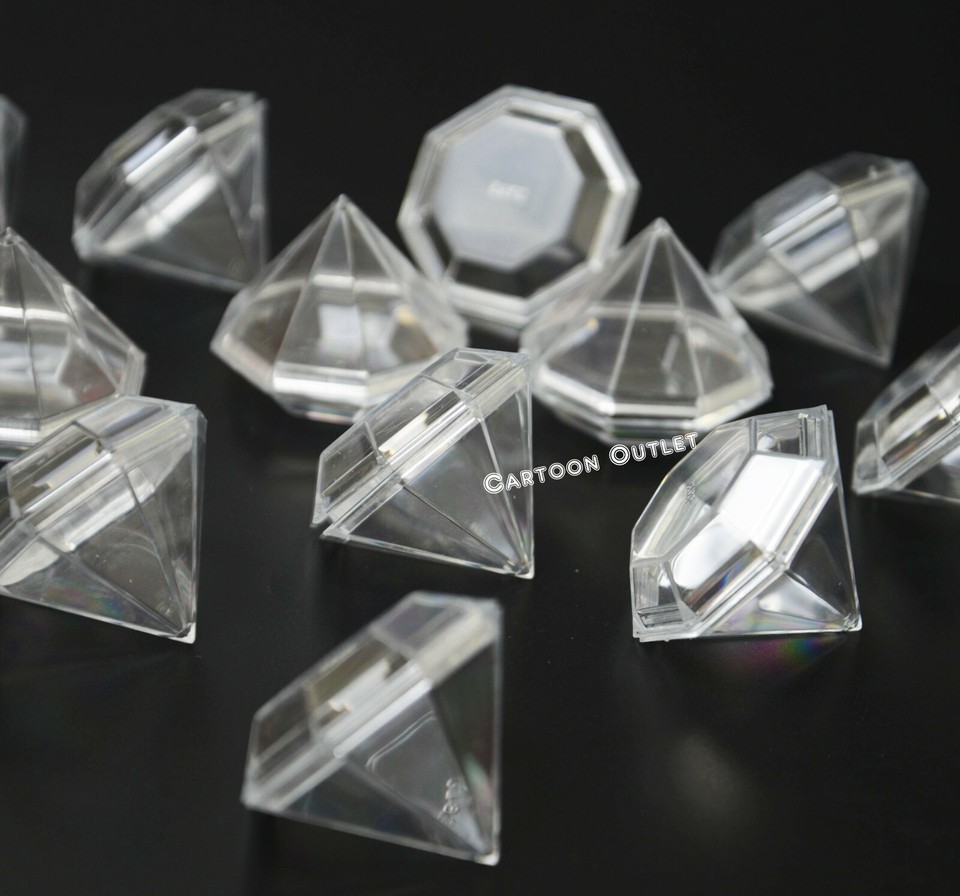 12 pc Princess Birthday Party Favors Diamond Fillable Mini Candy ...