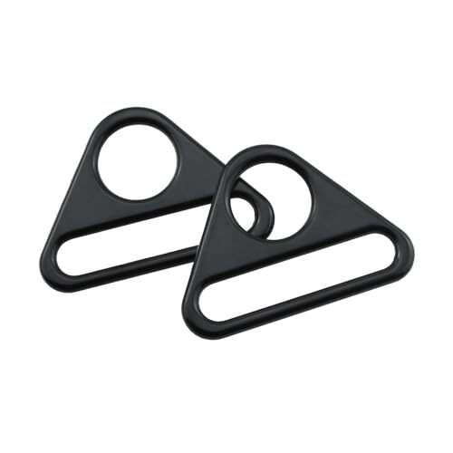 Maxmoral 10PCS Black Triangle Buckle Adjuster D Ring Adjuster Triangle ...