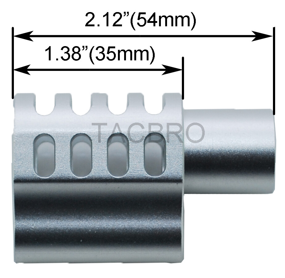 1911 .45 ACP Muzzle Brake Compensator Anodized Aluminum Finish Color ...