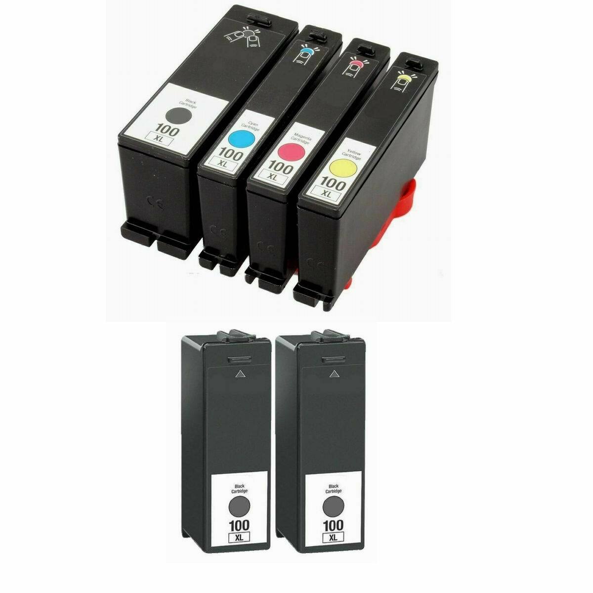 6 Lexmark 100XL Ink Cartridges for PRO 703 PRO 705 PRO 706 PRO 803 | eBay