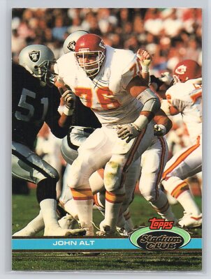 1991 Stadium Club #98 John Alt RC - Chiefs - MINT | eBay