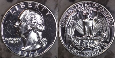 1964 Washington Silver Quarter PROOF | eBay