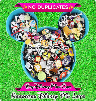 Disney Pin Lot Random Pins Assorted Park Trading Lot New Pin Backing ...