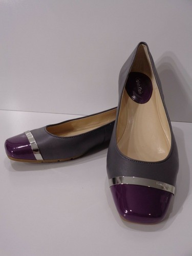 👟 Calvin Klein women's flats- Pash. Size 9.5M Grey/eggplant. | eBay ...