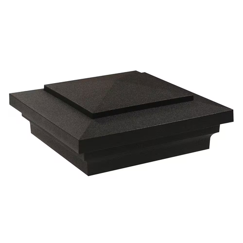 4 in. x 4 in. Black Craftsman Post Cap 7445054334344| eBay
