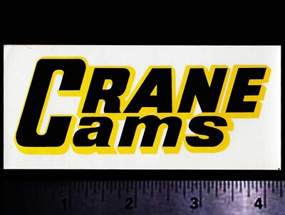 CRANE CAMS - Original Vintage 1970's Racing Decal/Sticker - 4.25 inch ...