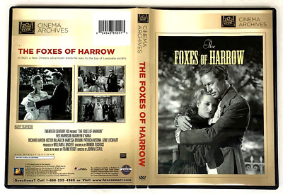 THE FOXES OF HARROW Maureen O'hara DVD Rex Harrison 1947 R. Haydn B&W ...