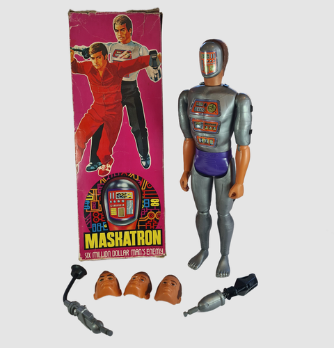 Rare Maskatron Six Million Dollar Man Figure Boxed Excellent Condition ...