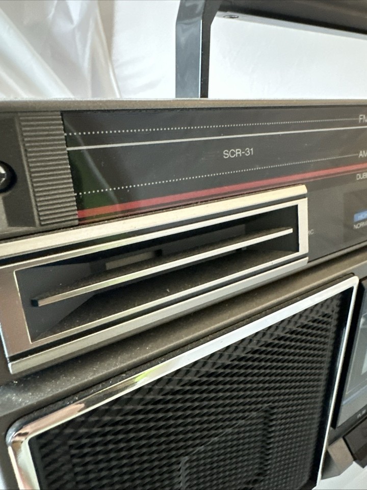 Realistic Boombox SCR-31 Radio Shack Cassette Player VTG | eBay