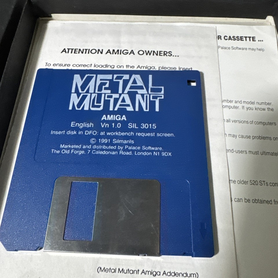 💾Amiga -Metal Mutant - Game By Silmarils - GC- Tested- RARE- | eBay