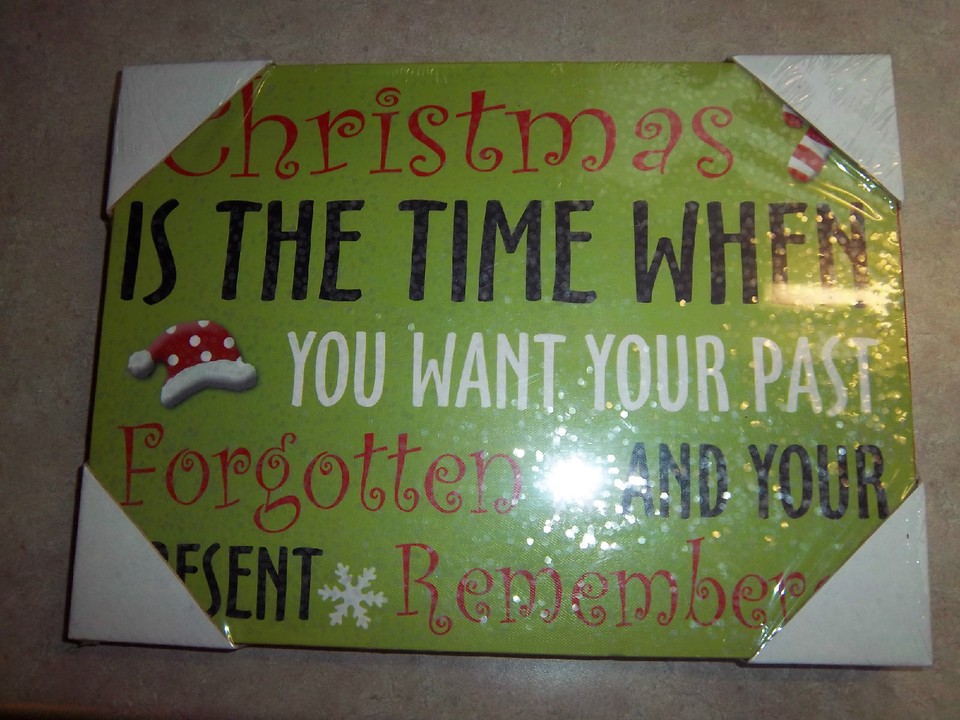 New Christmas Print - Past Forgotten and Present Remembered Size: 10" x ...