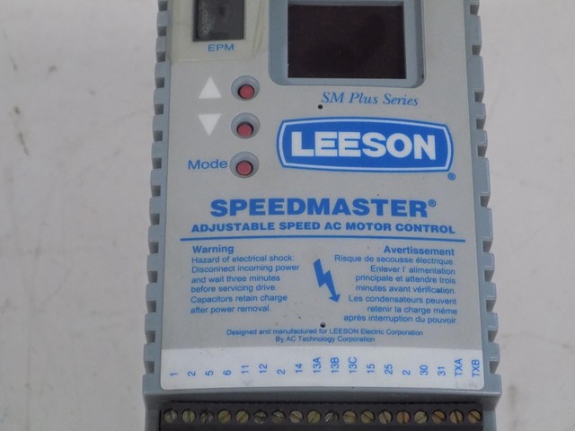 LEESON Speedmaster Frequency Inverter Motor Drive - 174463 3hp for sale ...