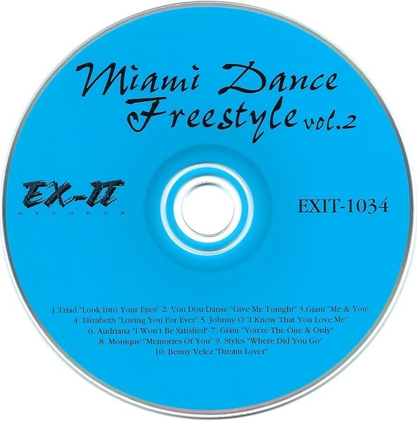 Miami Dance Vol: 2 Freestyle CD +10 Freestyle Tracks 60 minutes long ...