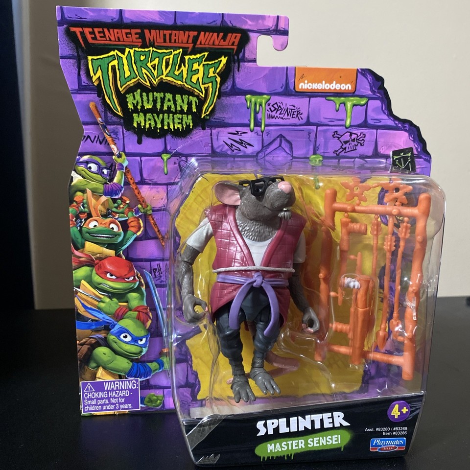 Playmates Toys Teenage Mutant Ninja Turtles: Splinter Action Figure ...