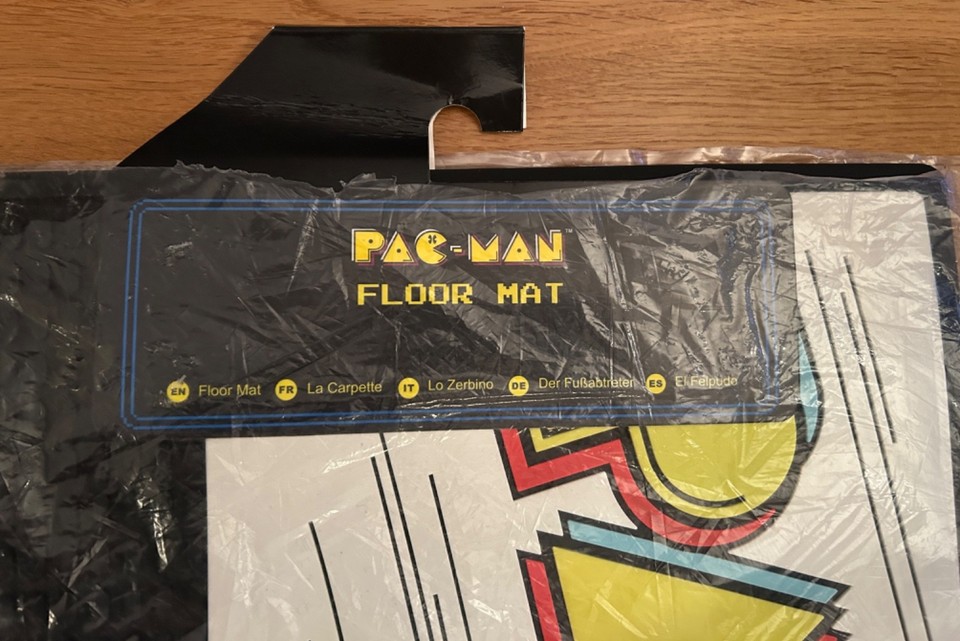 Numskull PAC-MAN Arcade Fußmatte Rubber Floor Mat New Old Stock NOS ...