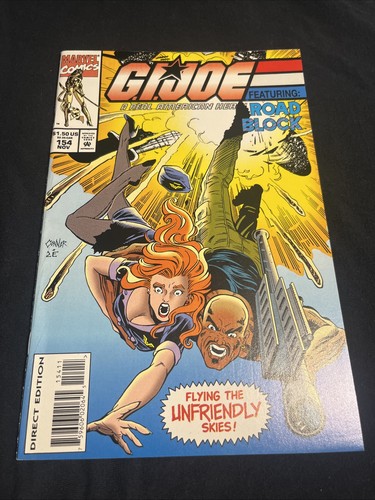 GI Joe 154 Road Block Rare Marvel Comics Insert Included | eBay
