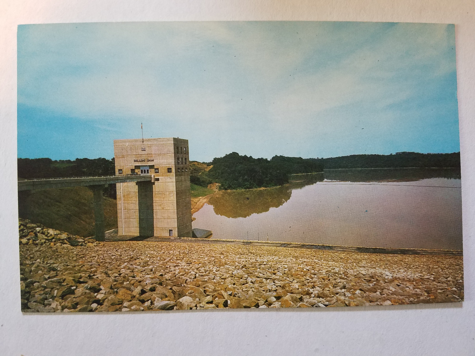 Control Tower, Dillon Dam, Ohio Rt.146 Northwest of Zanesville, Ohio ...