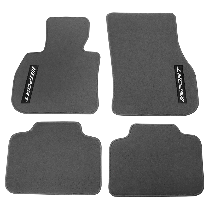 Fits 17-24 Mini Cooper Countryman Floor Mats Gray Carpets Nylon w ...
